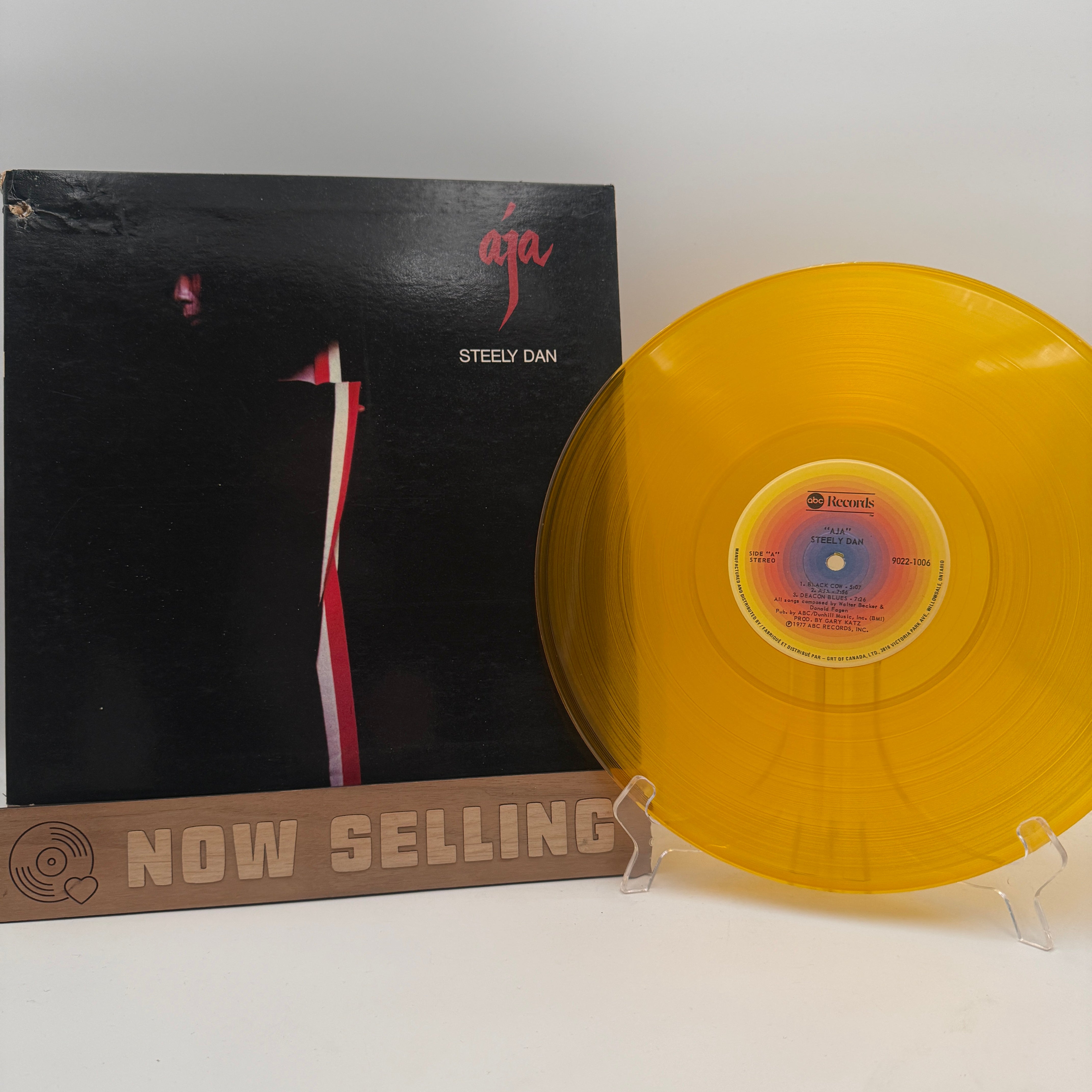 Steely Dan - Aja Vinyl LP Yellow 1977 Original 1st Press Canada ABC Re ...